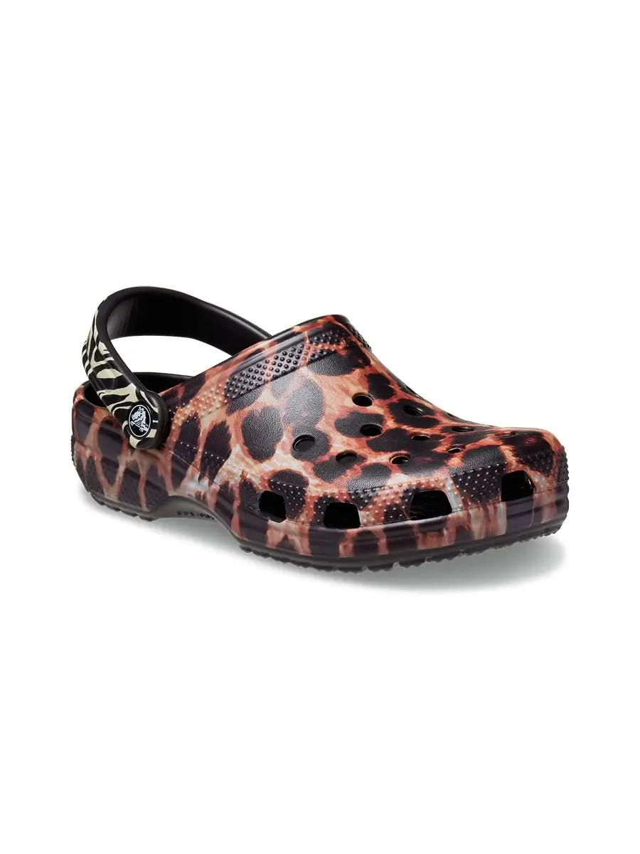 Leopard crocs store